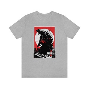 GODZILLA Unisex Short Sleeve Tee, Graphic Tshirt, Iconic Japanese ...