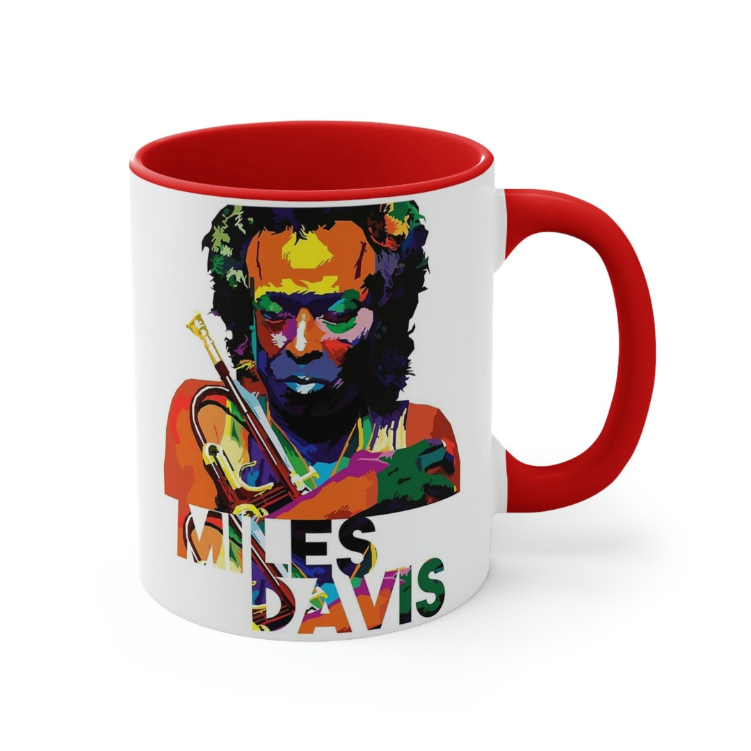 Miles Davis - Accent Coffee Mug 11oz, Jazz Icon - Etsy