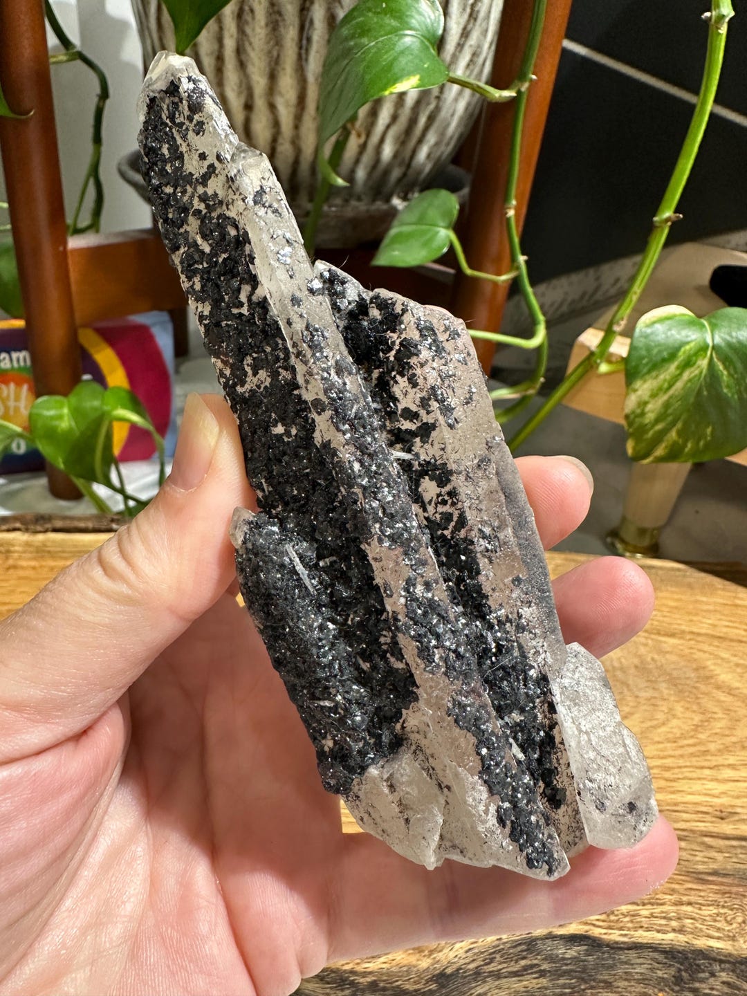 Clear Quartz Point With Loads of Hematite Inclusions -master Healer ...