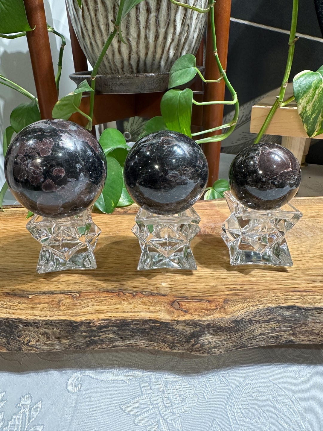 Gorgeous Astrophyllite With Garnet Spheres - Energy Work - Powerful ...