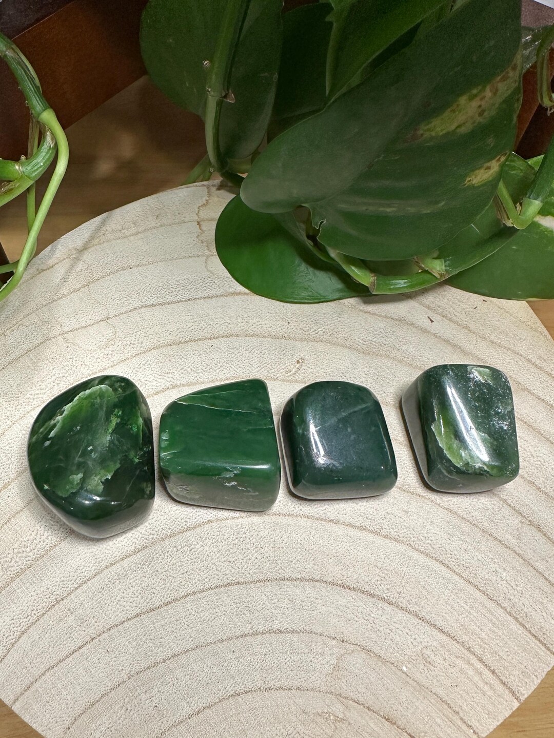 Large Nephrite Jade Tumbles - Luck - Abundance - Good Health ...
