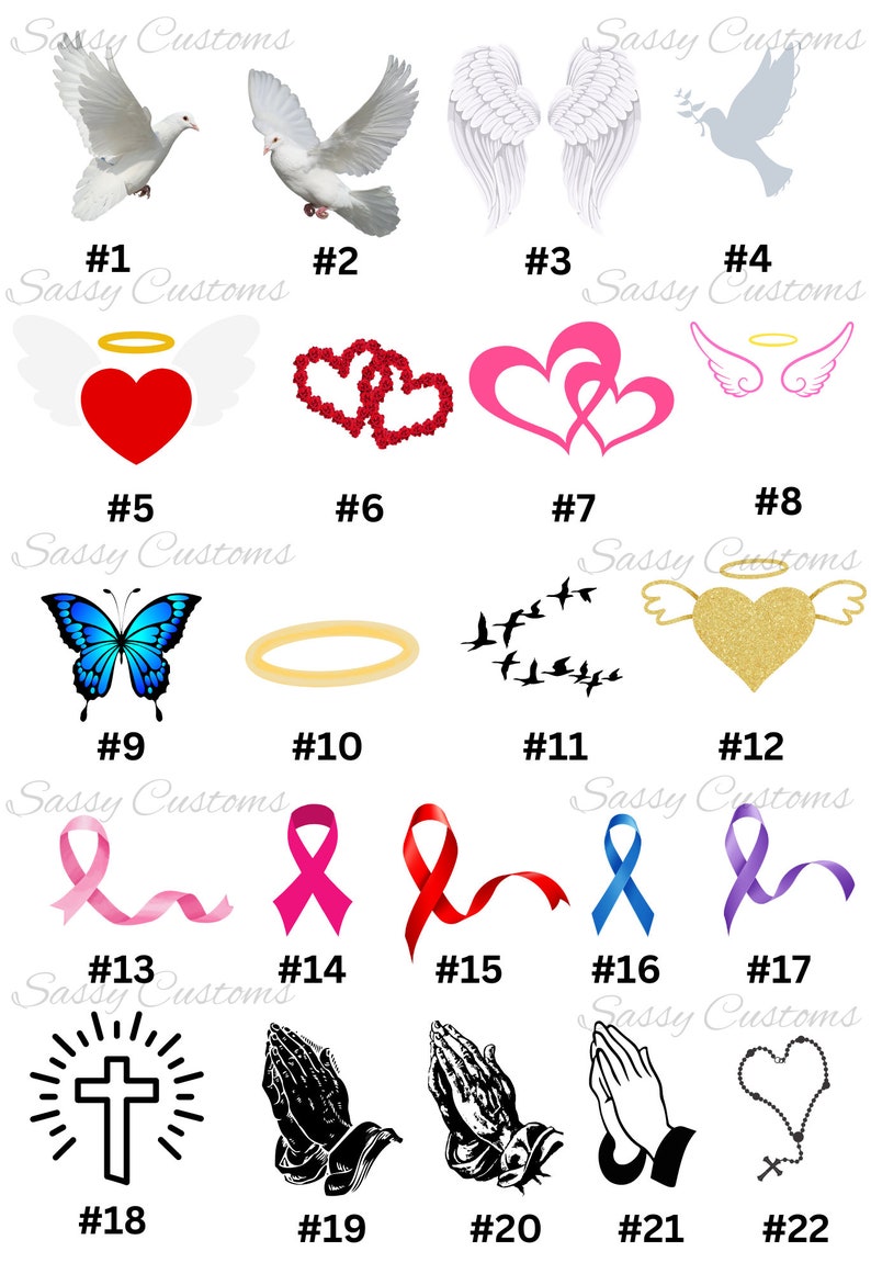 Memorial Ribbon Personal Memorial Ribbons Awareness Robbins - Etsy