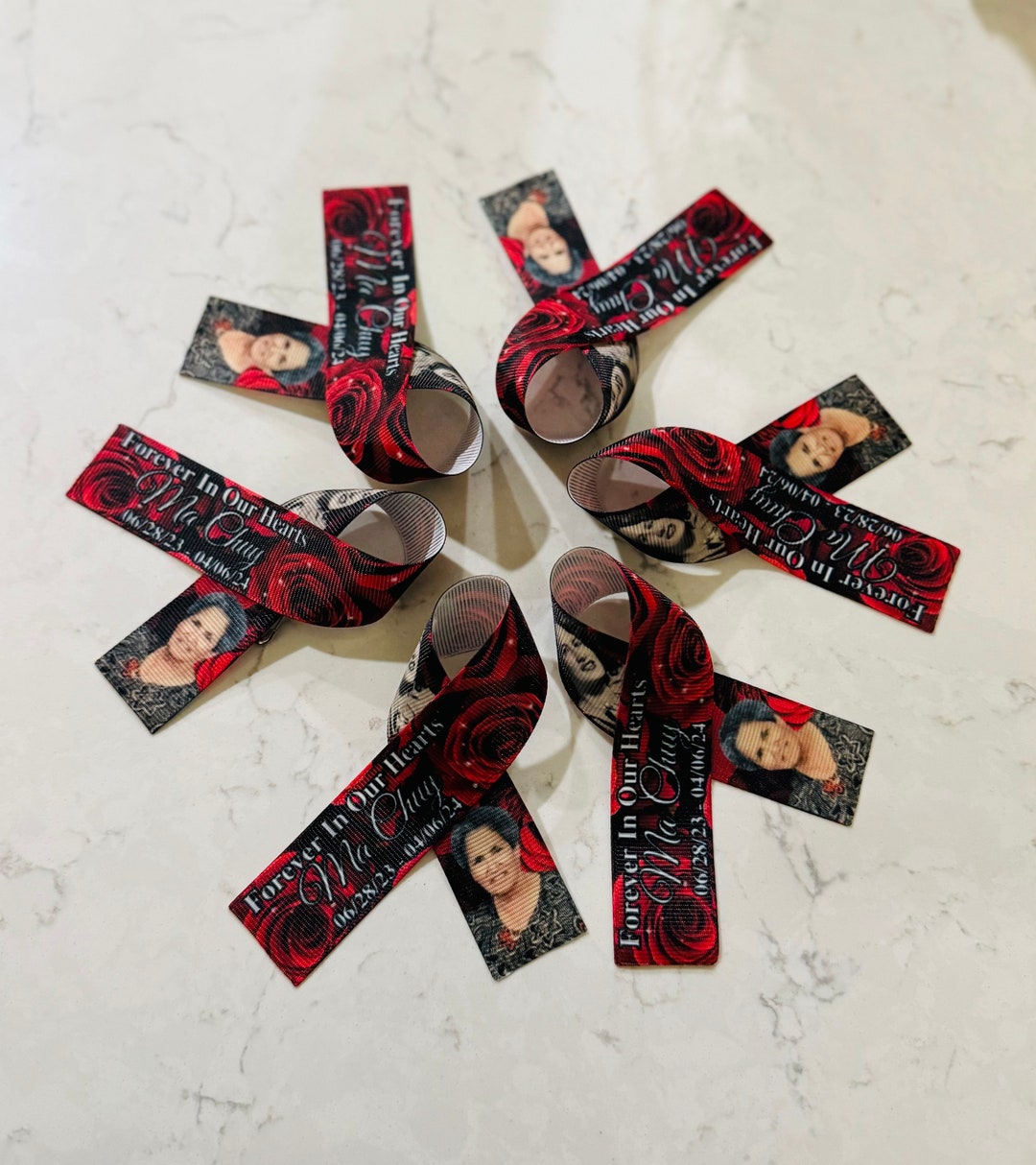 Memorial Ribbon, Personal Memorial Ribbons, Awareness Robbins, Custom ...