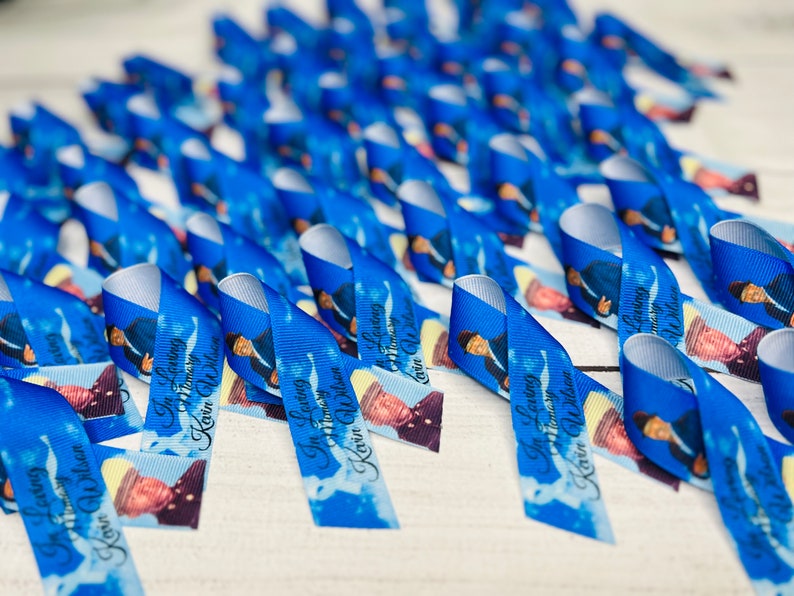 Memorial Ribbon Personal Memorial Ribbons Awareness Robbins - Etsy