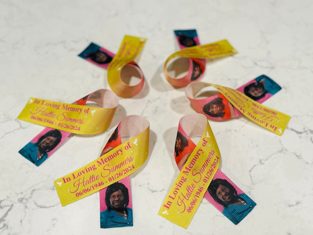 Memorial Ribbon, Personal Memorial Ribbons, Awareness Robbins, Custom ...