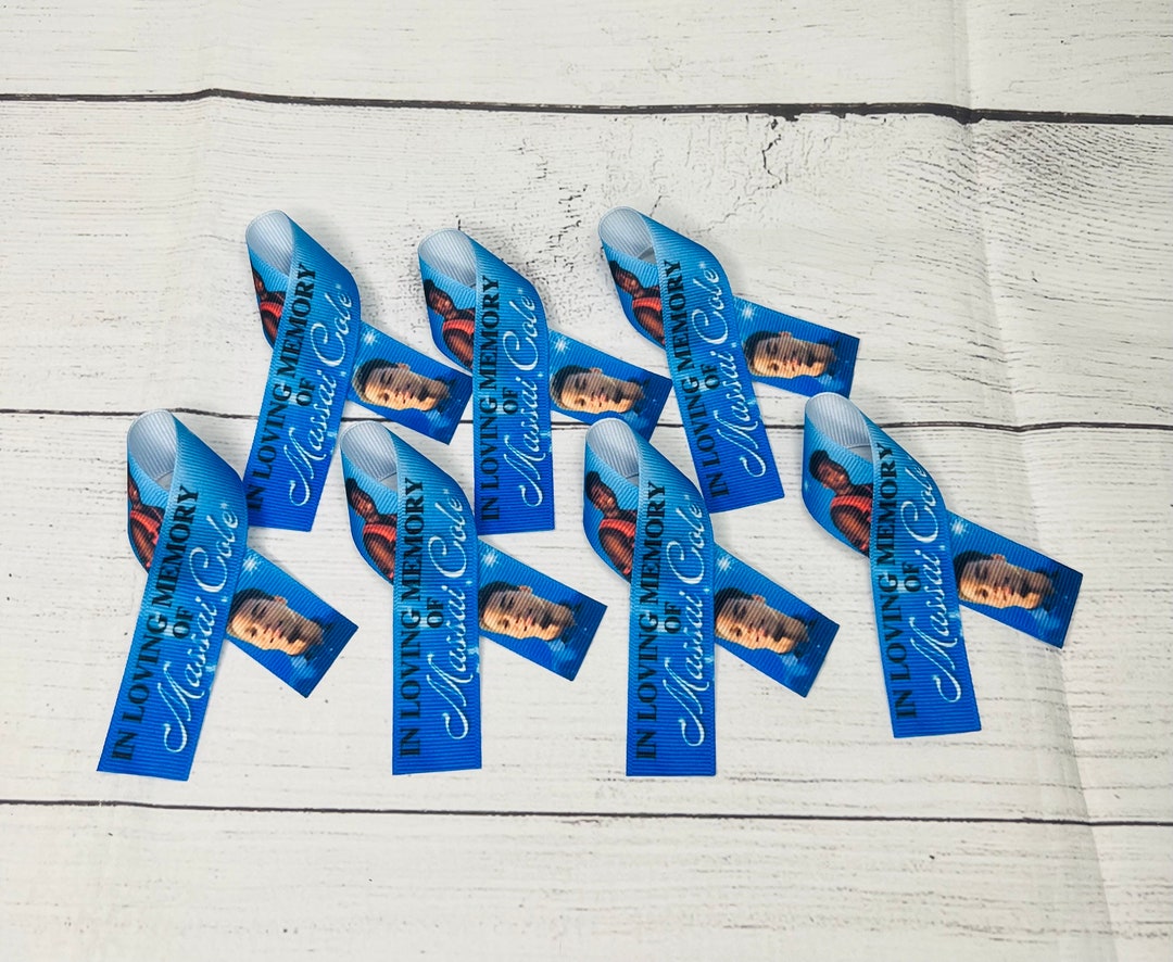 Memorial Ribbon, Personal Memorial Ribbons, Awareness Robbins, Custom ...