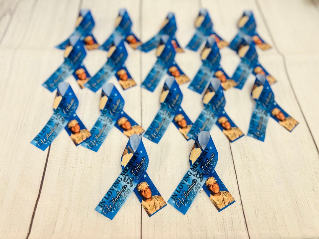 Memorial Ribbon, Personal Memorial Ribbons, Awareness Robbins, Custom ...