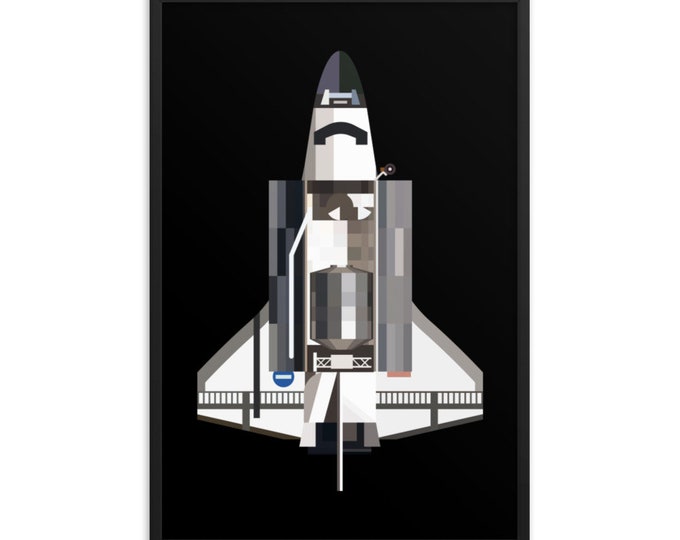 COSMOS Lunar Wall Art Set of 2 NASA Rocket Shuttle Space Planet Moon ...