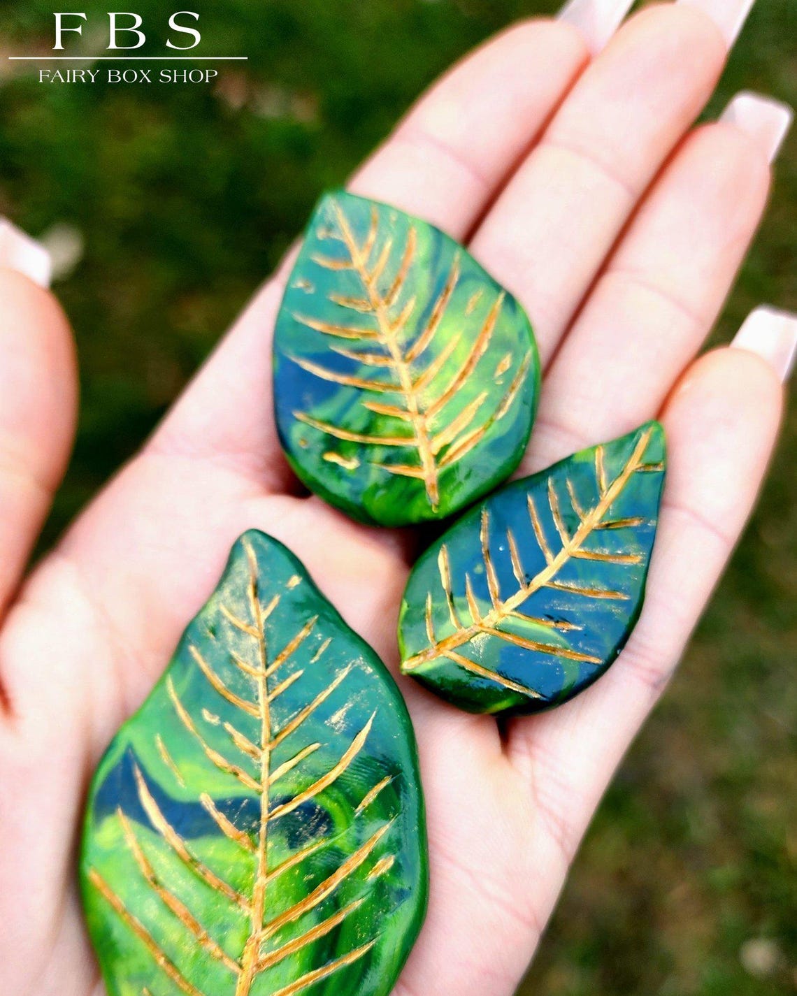 Fairy Leaves | Handmade Magnets (3x) - Etsy