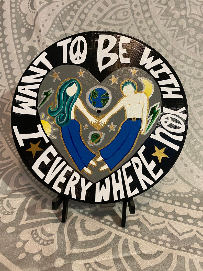 Everywhere Fleetwood Mac Hand Painted Vinyl Record - Etsy