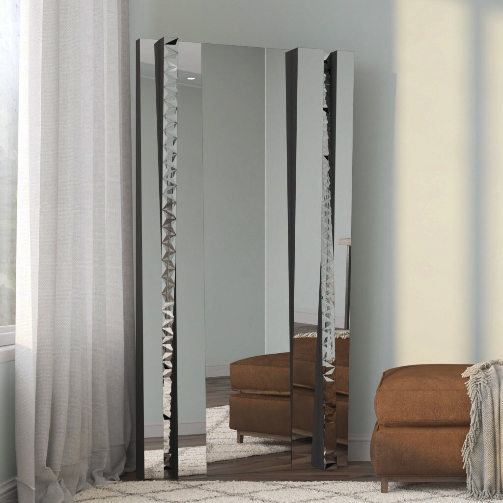 Unique Designer Full Length Floor Mirror, Modern Aesthetic Statement ...