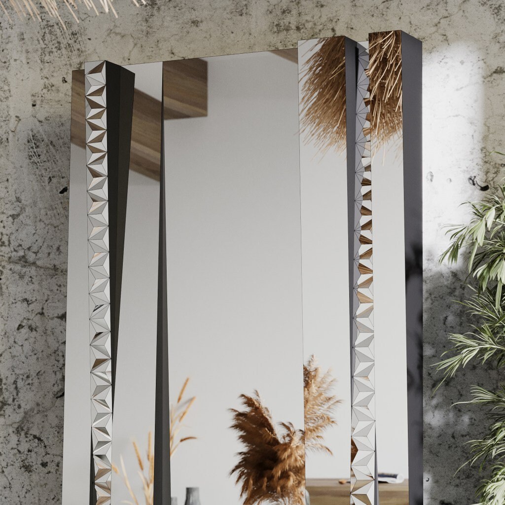 Unique Designer Full Length Floor Mirror, Modern Aesthetic Statement ...