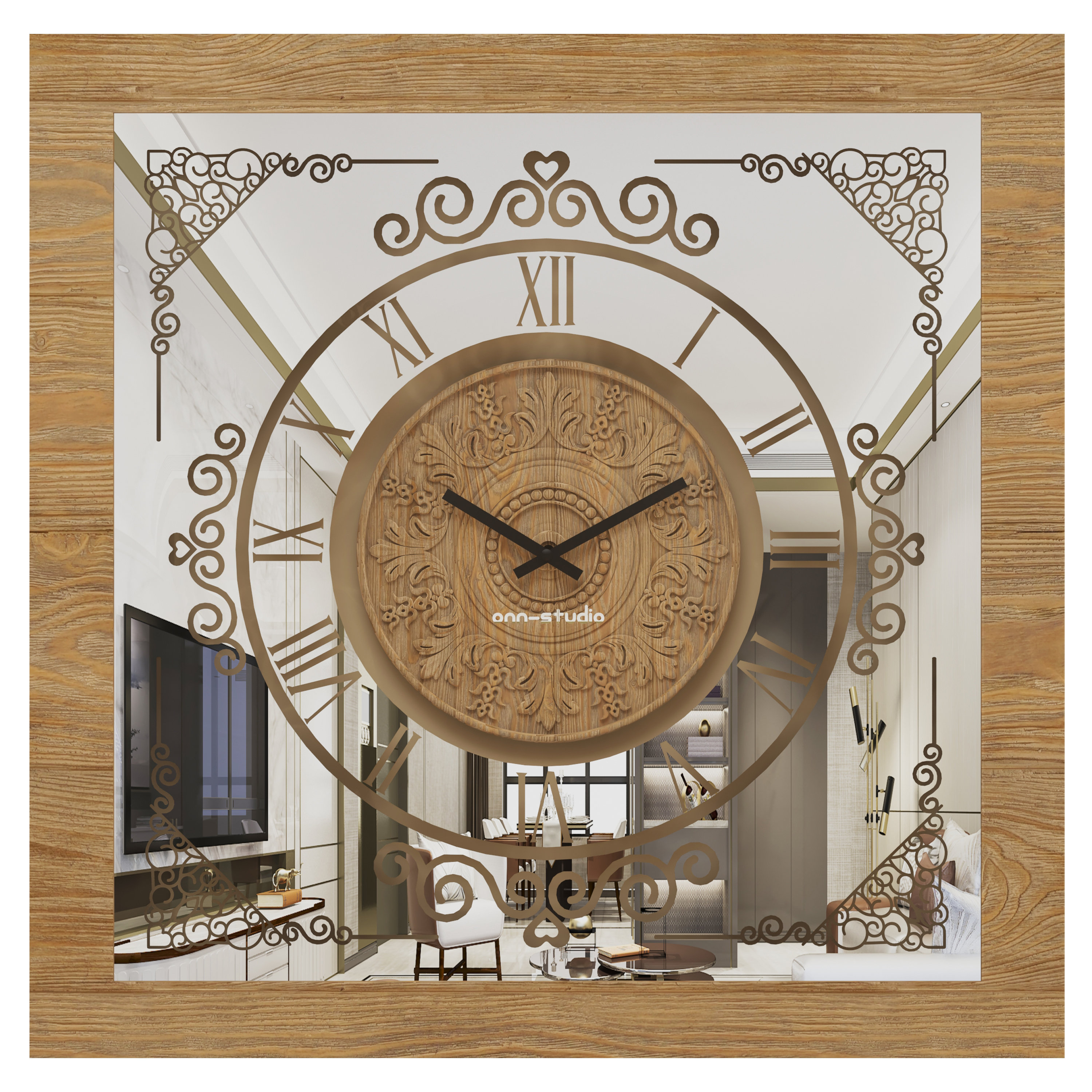 Office Clocks Unique Clocks Vintage Clocks Mirror Wall - Etsy