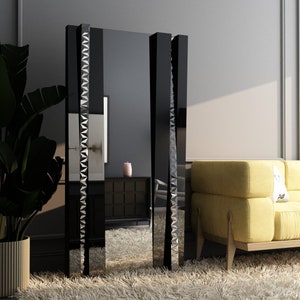 Unique Designer Full Length Floor Mirror, Modern Aesthetic Statement ...