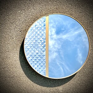 Round Mirror, Gold Mirror, Large Mirror, Aesthetic Mirror, Bedroom ...