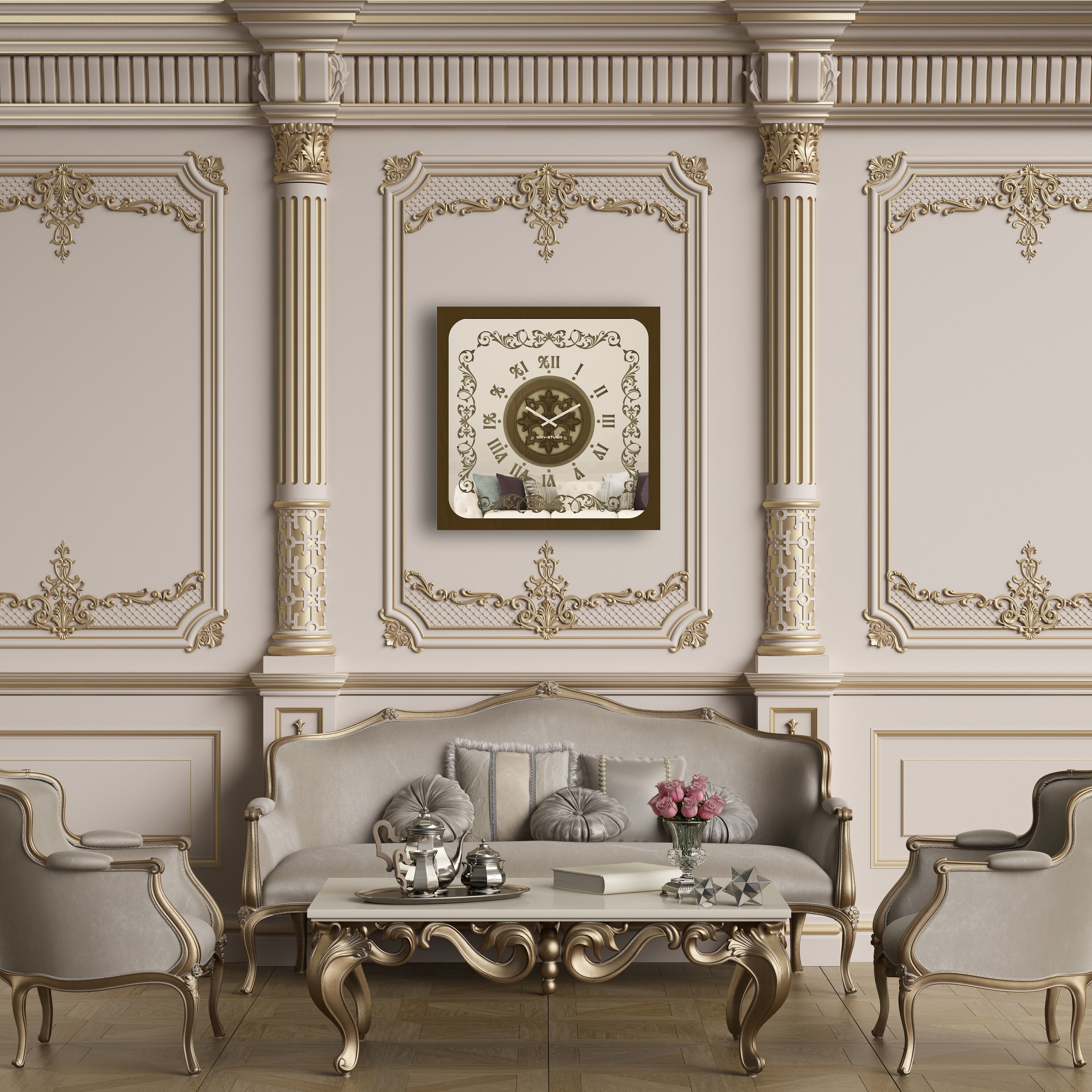 Office Clocks Unique Clocks Vintage Clocks Mirror Wall - Etsy