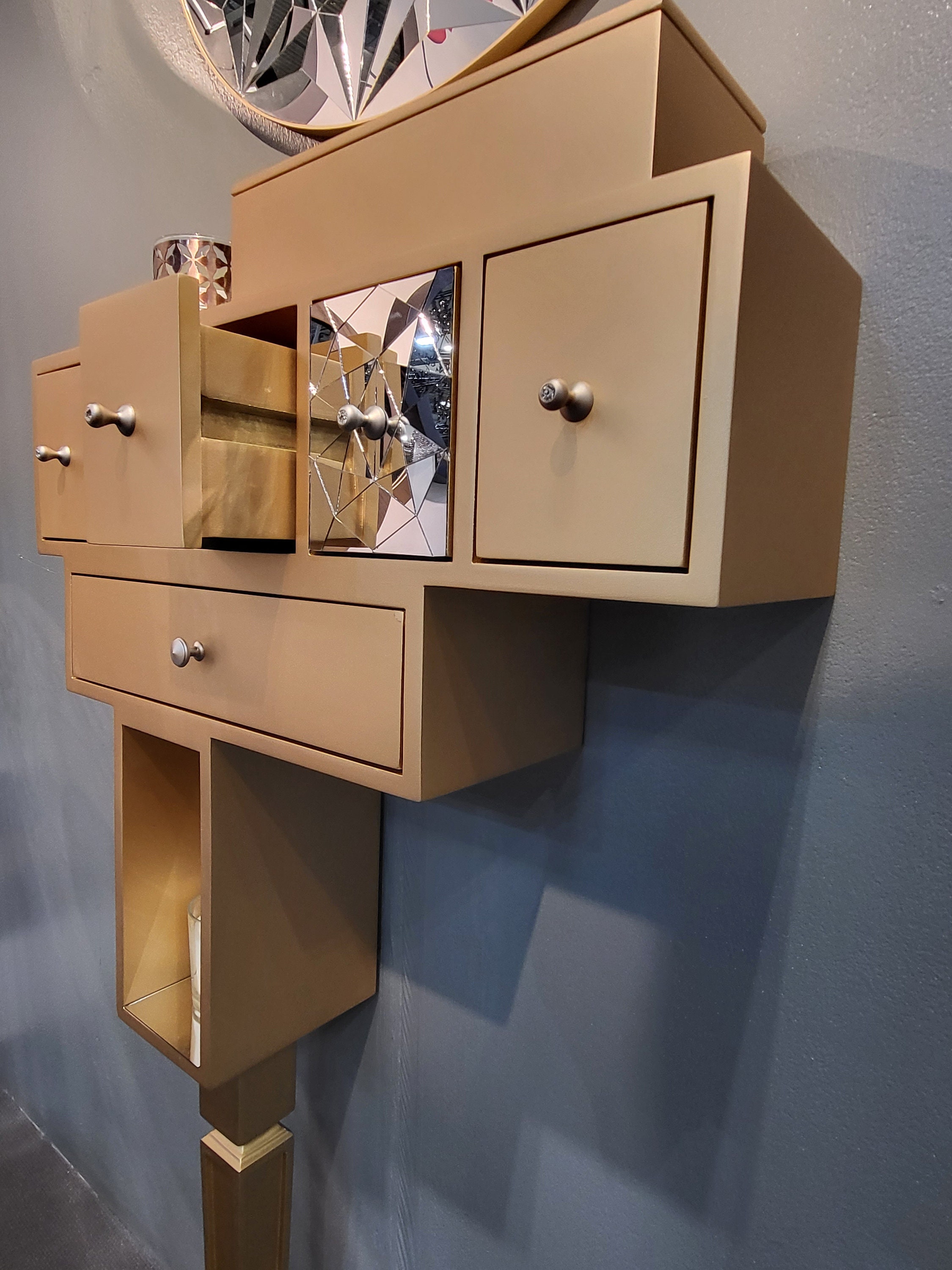 Console Table, Narrow Compact Entryway Hallway Victorian Console, Table ...