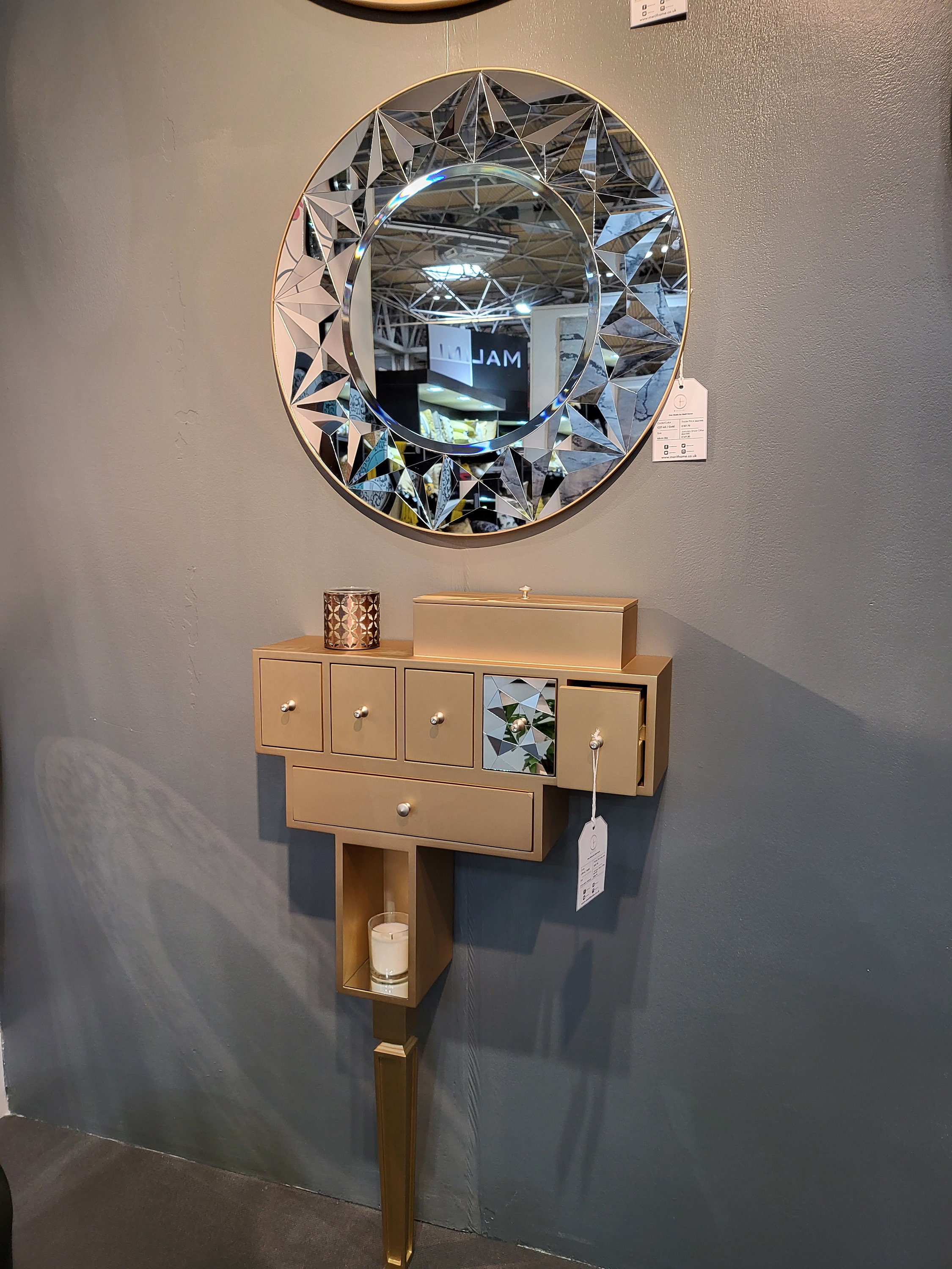 Console Table Wall Decorative Mirror for Hallway Living Room - Etsy