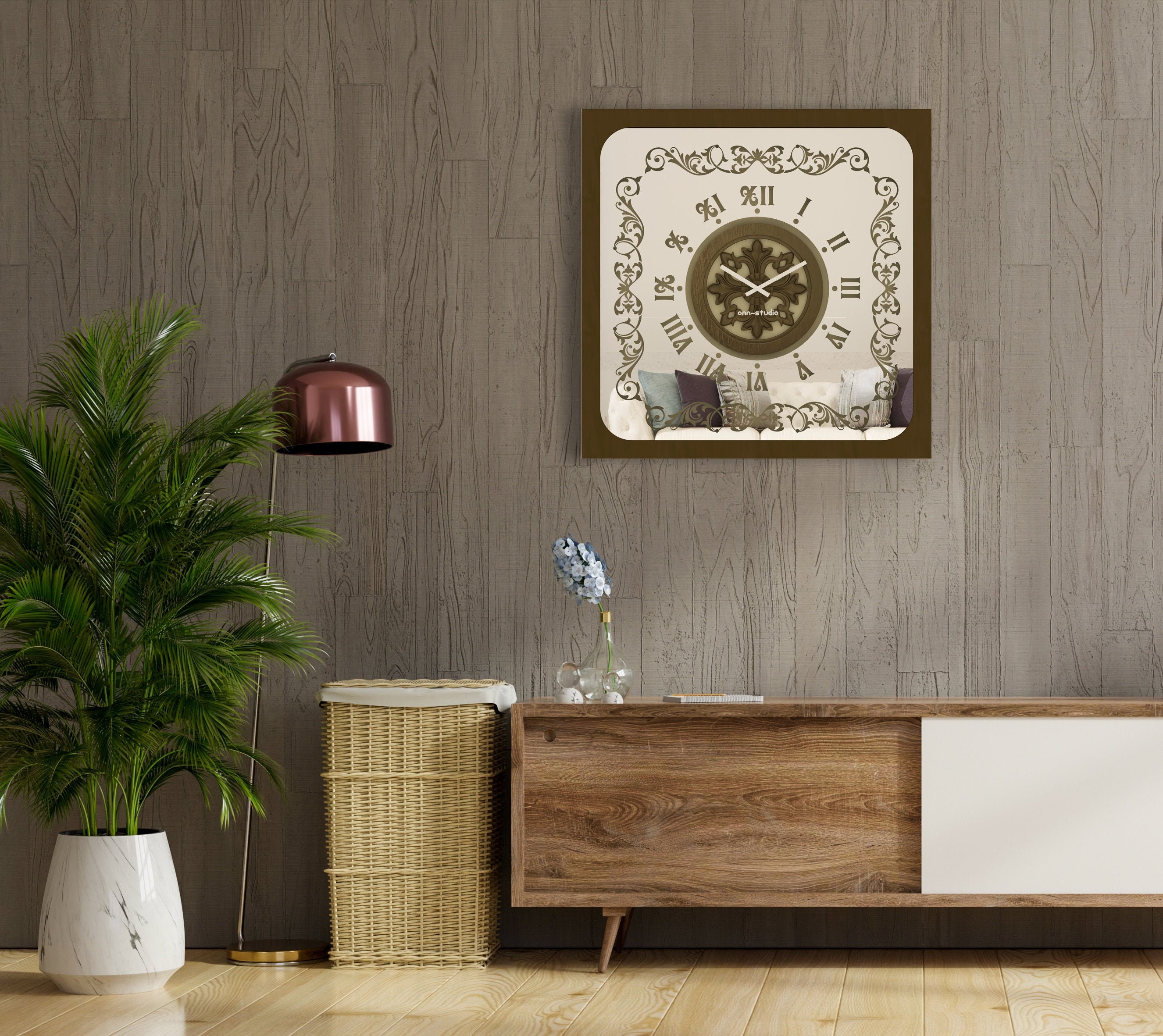 Office Clocks Unique Clocks Vintage Clocks Mirror Wall - Etsy