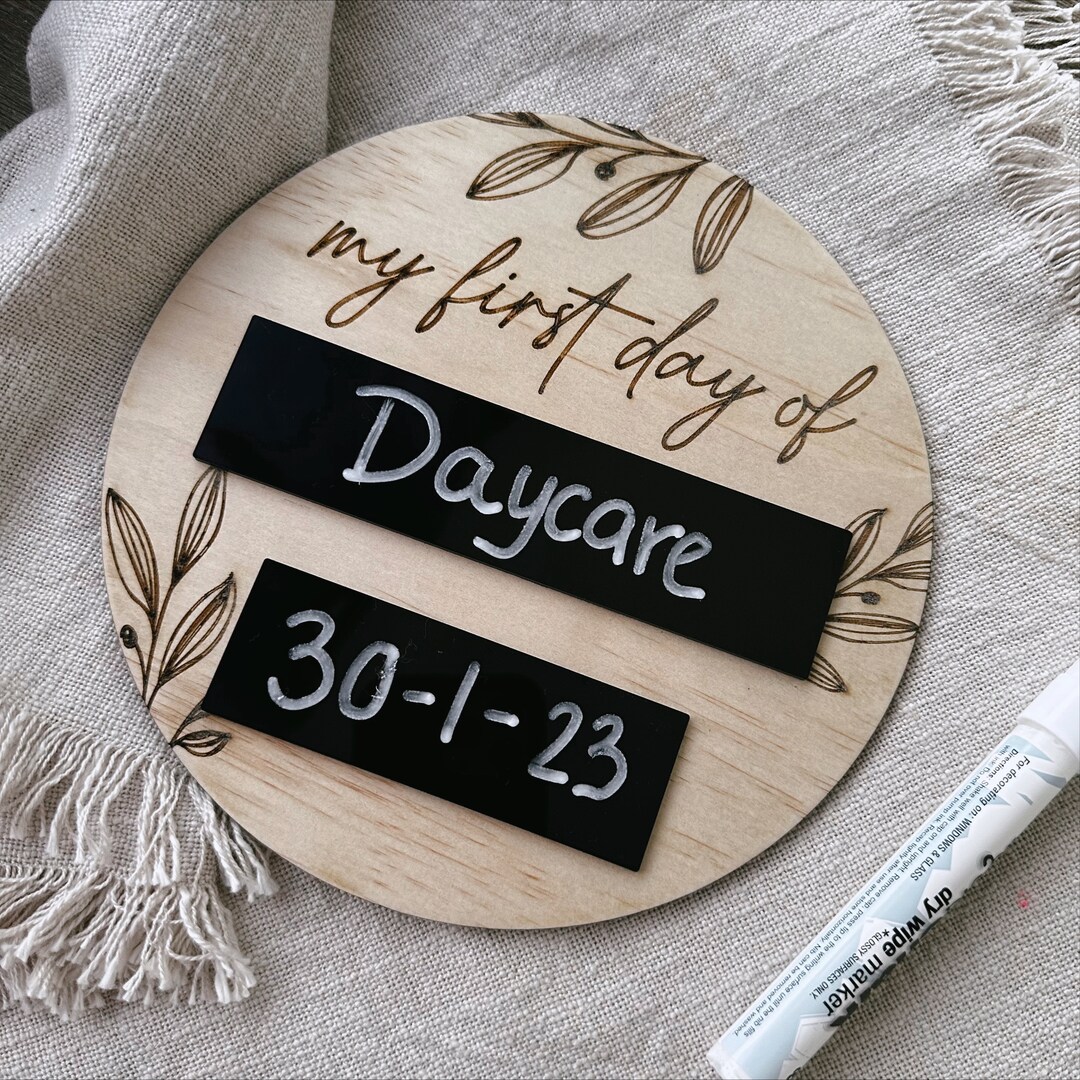 First Day of School Sign / Kindy / Daycare Board / School - Etsy Australia