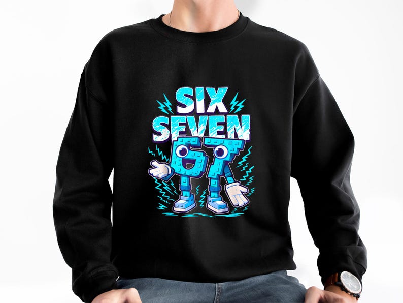 Six Seven Brainrot Italian Hoodie, Funny Gamer Graphic - Etsy