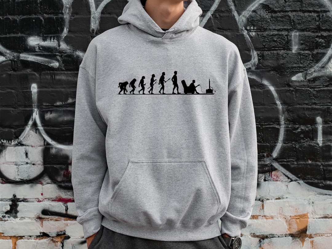 Evolution Gamer Sweatshirt, Funny Gamer Gift, Men's Gaming T-shirt ...