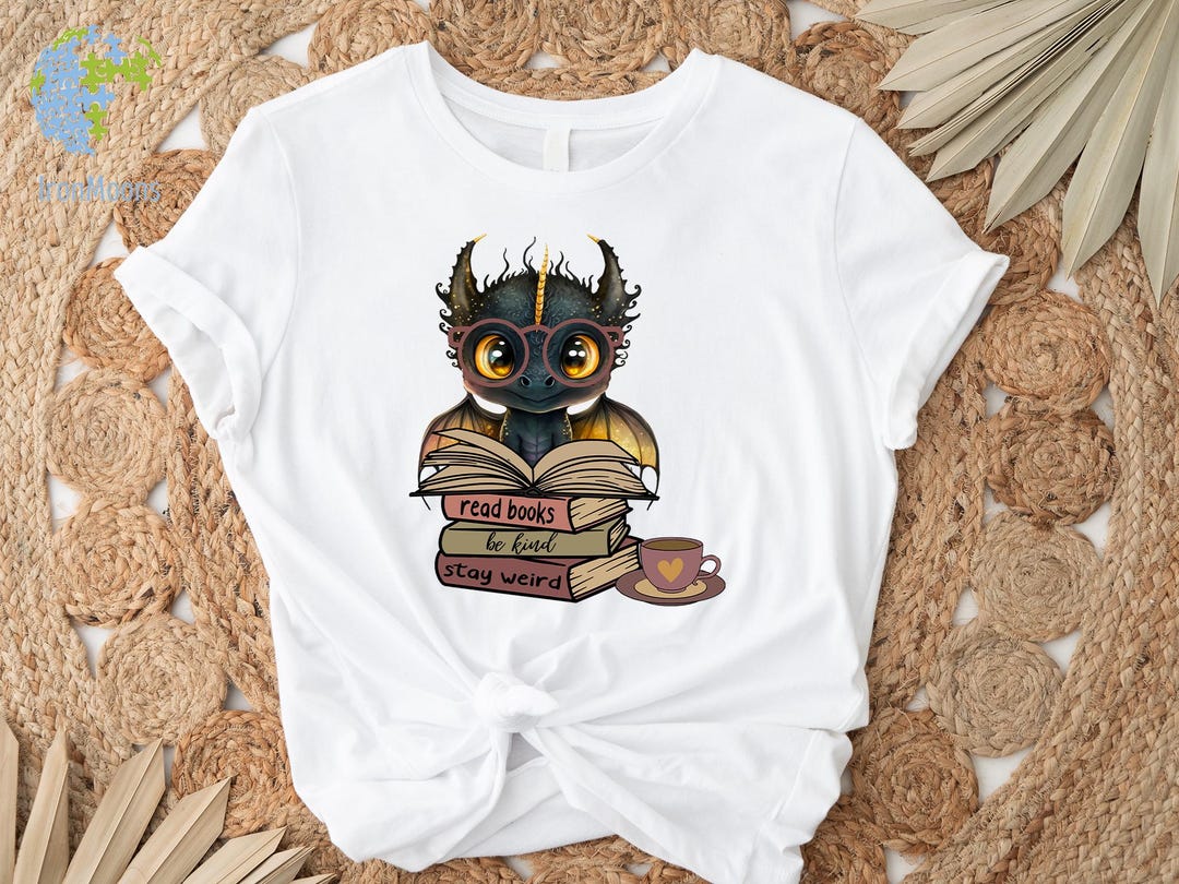 Fantasy Book Dragon Shirt, Fantasy Dragon Book Lover Shirt, Wingspan ...