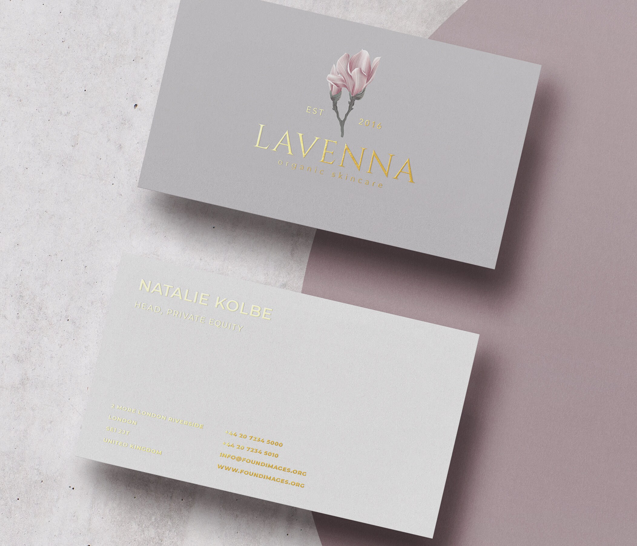 Custom Gold Foil Business Cards, Calling Cards, Custom Design, Luxury ...