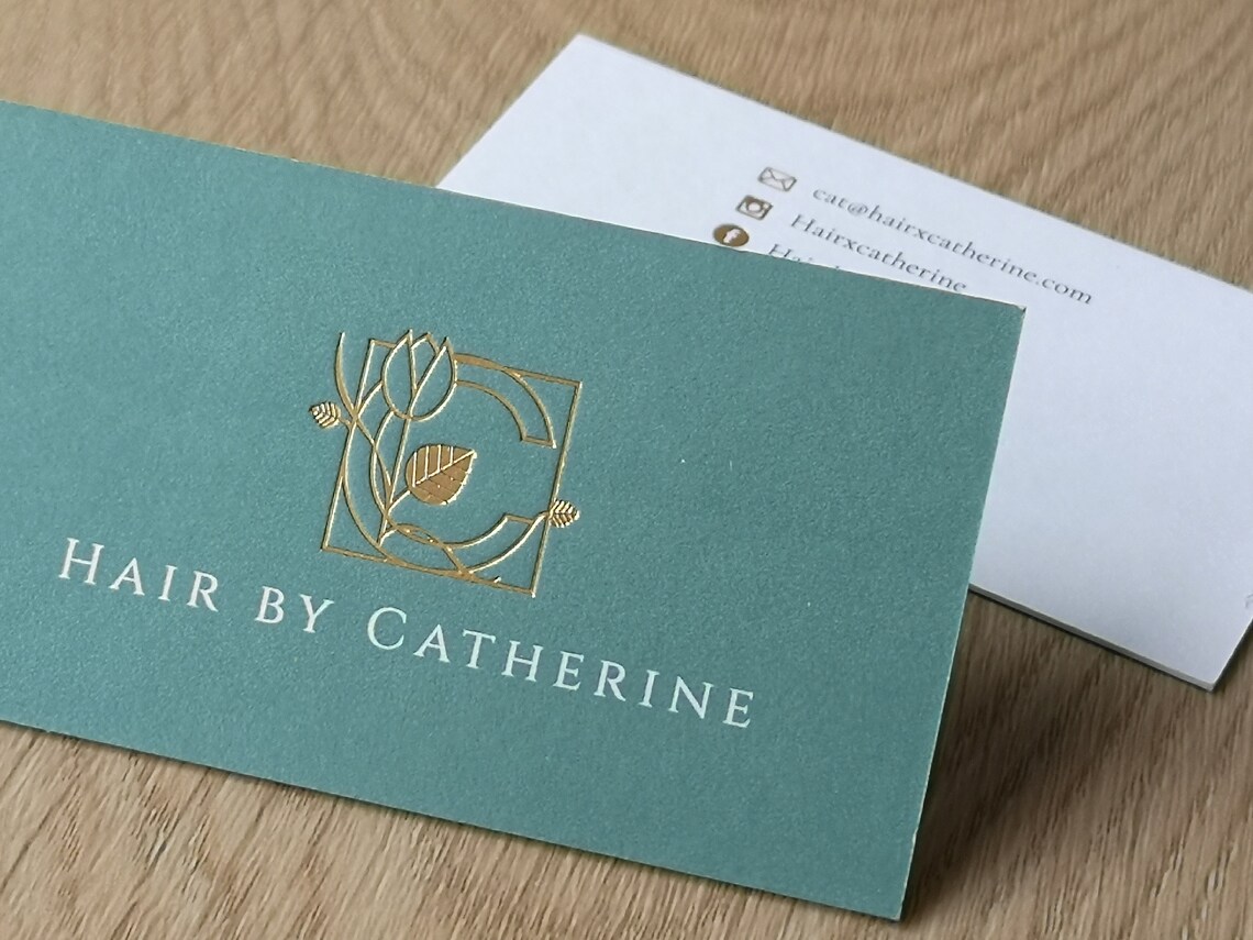 Custom Gold Foil Business Cards, Calling Cards, Custom Design, Luxury ...