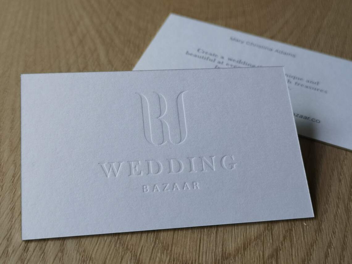 Letterpress Business Cards, Calling Cards, Custom Design, Luxury ...