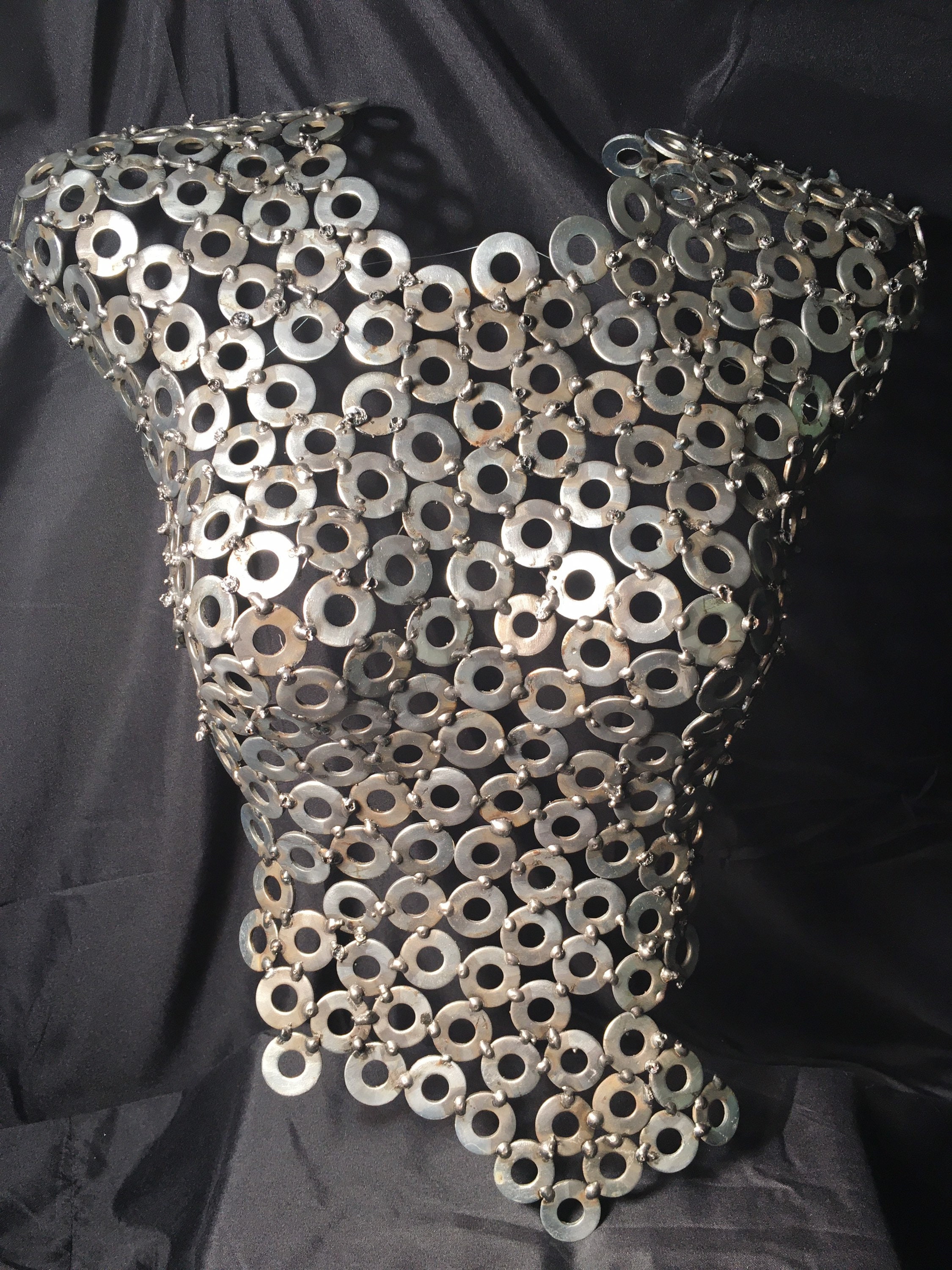 Metal bust womans bust welded art | Etsy