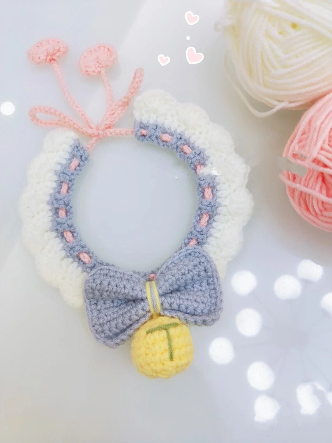 Cat Collar Crochet Pattern Cat Collar Cute Pet Collar - Etsy