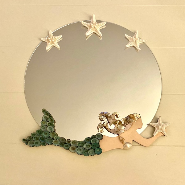 Mermaid Mirror - Etsy