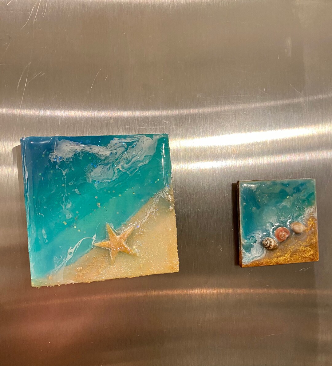 Coastal/beach Magnet Art - Etsy