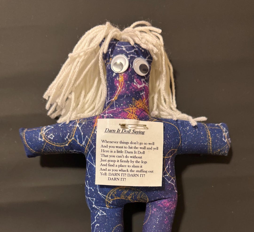 Darn It Doll - Blue Lighting - Etsy