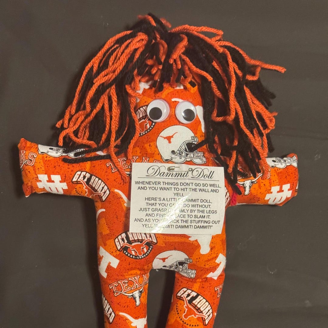 Dammit Doll - University of Texas - Etsy