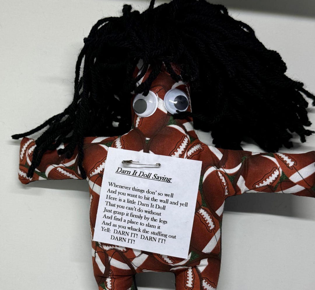 Darn It Doll - Football - Etsy