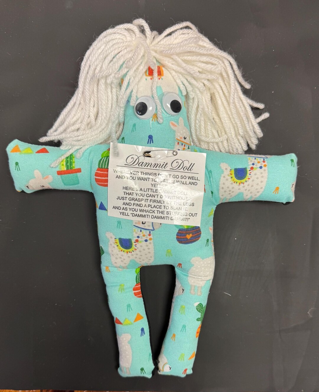 Dammit Doll - Blue Llama - Etsy