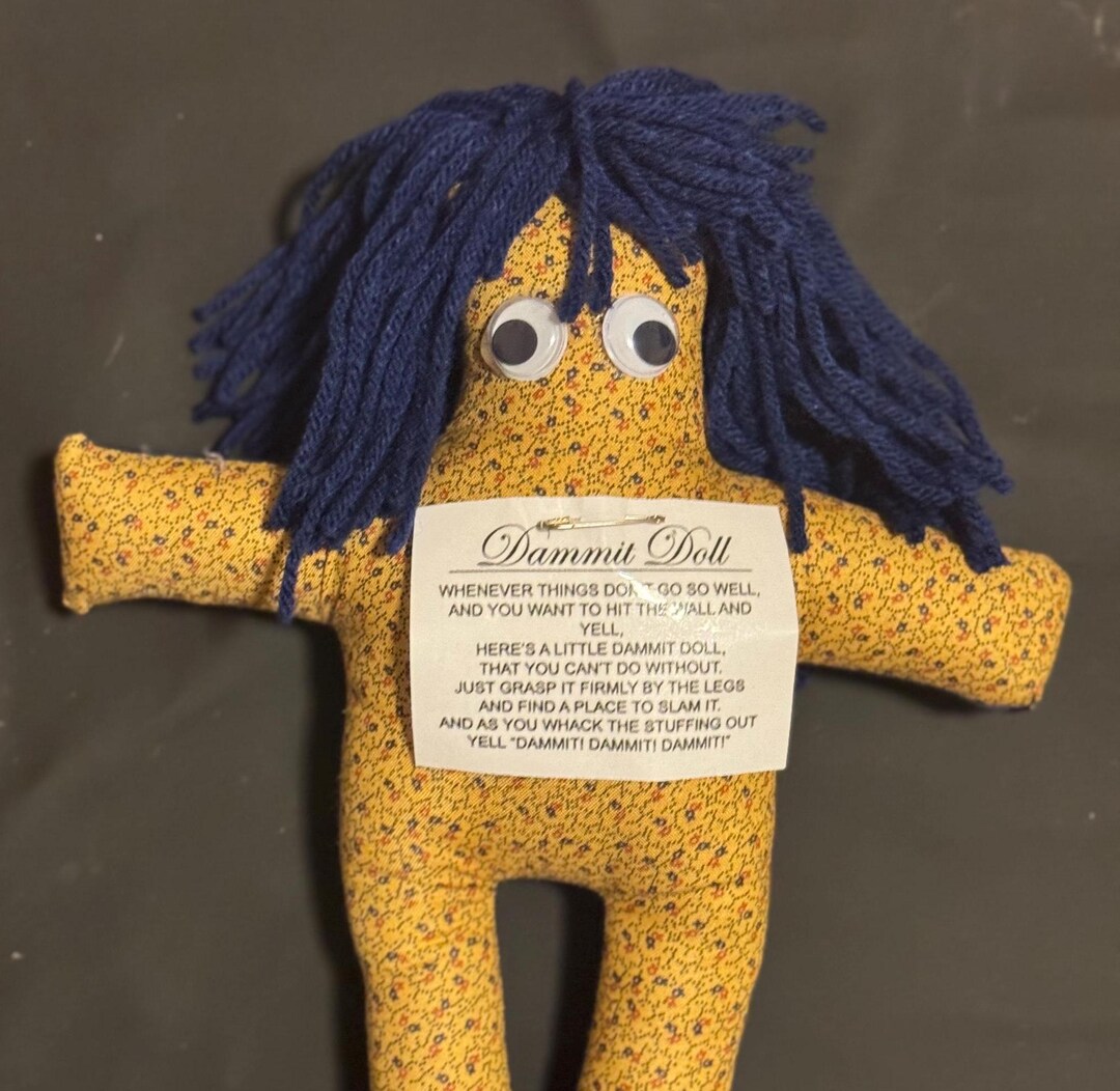 Dammit Doll - Rust and Blue Ivy - Etsy