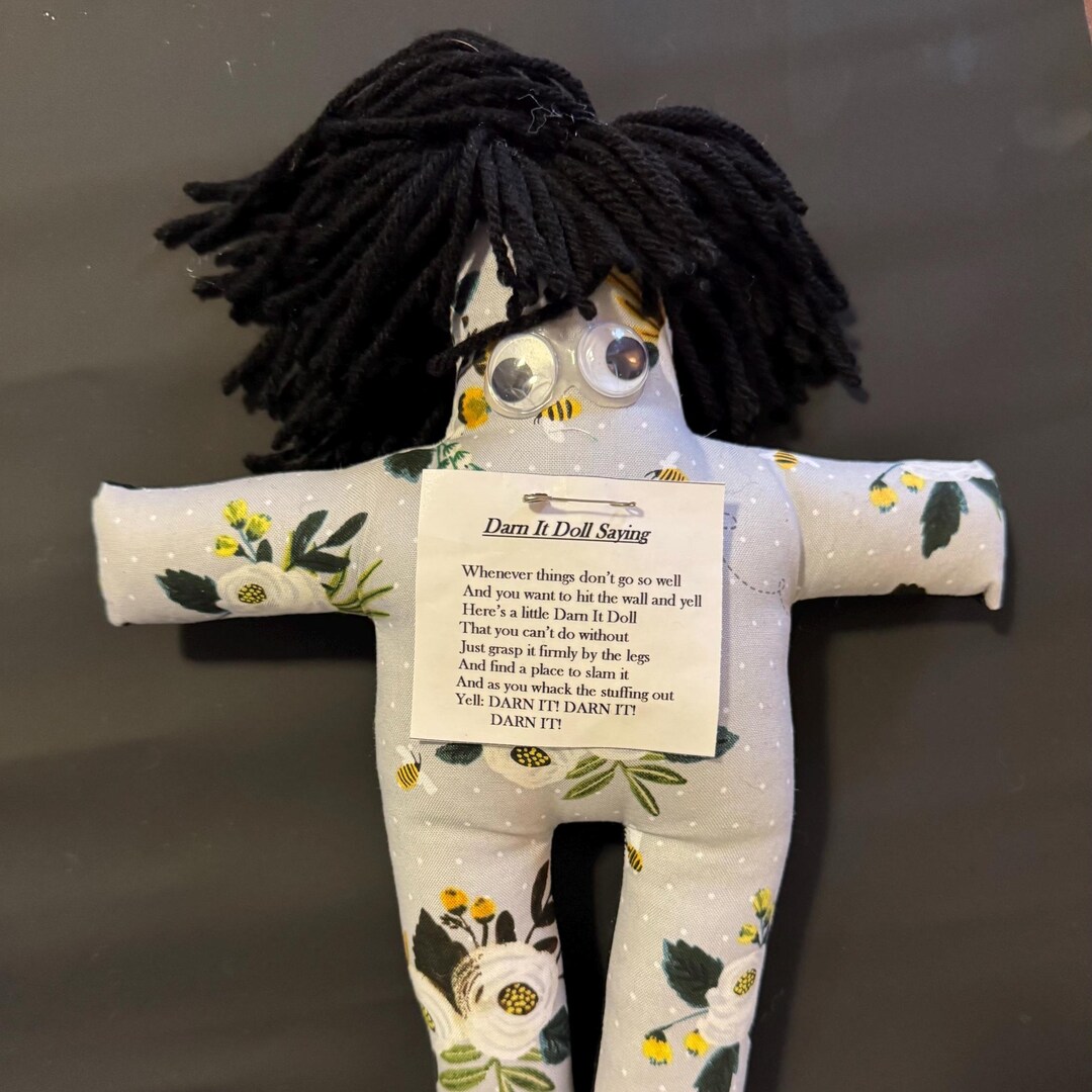 Darn It Doll - Iris Flower - Etsy