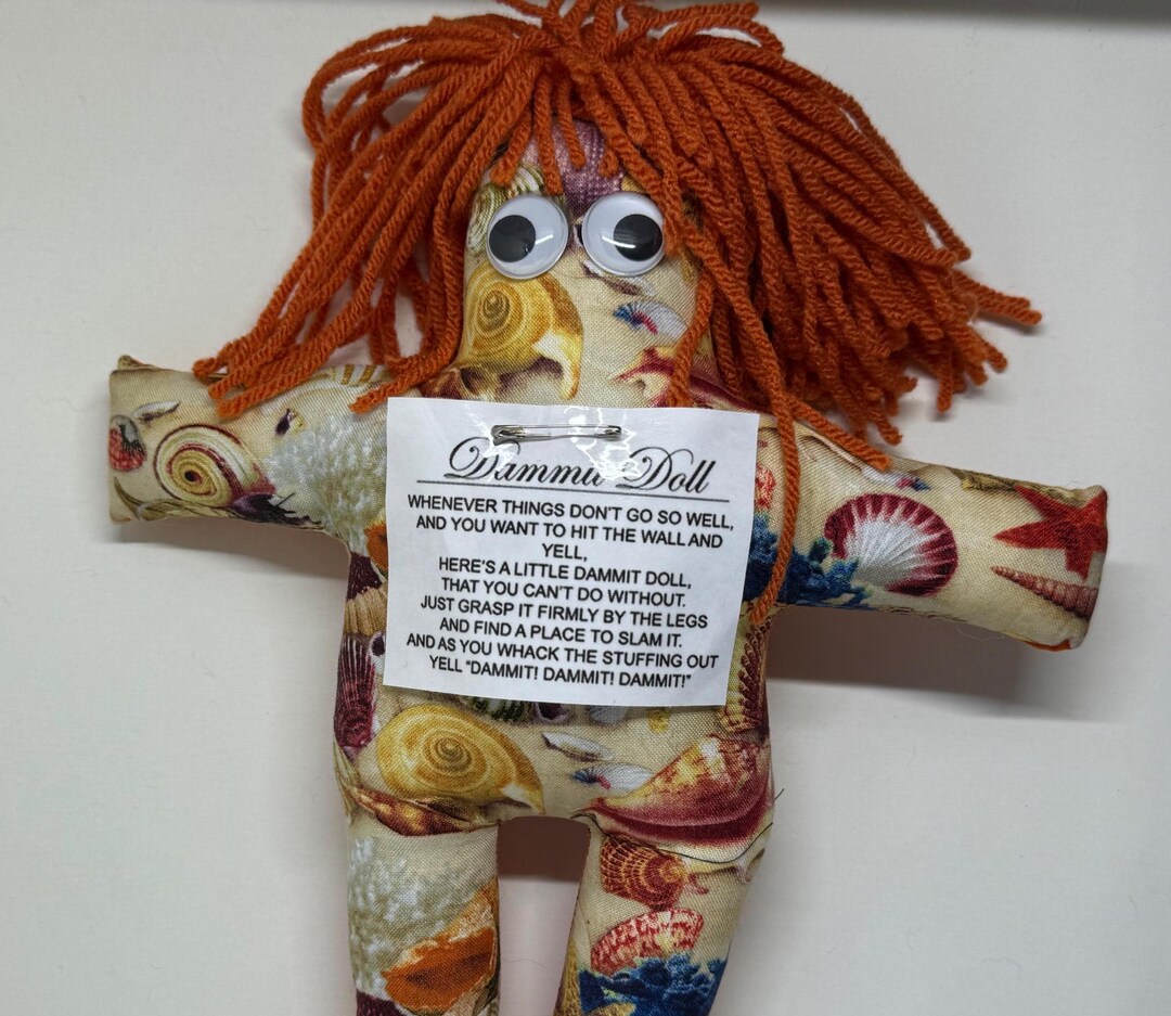 Dammit Doll Sea Shells - Etsy