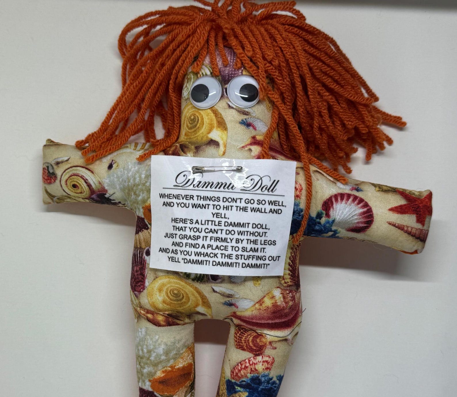 Dammit Doll Sea Shells - Etsy