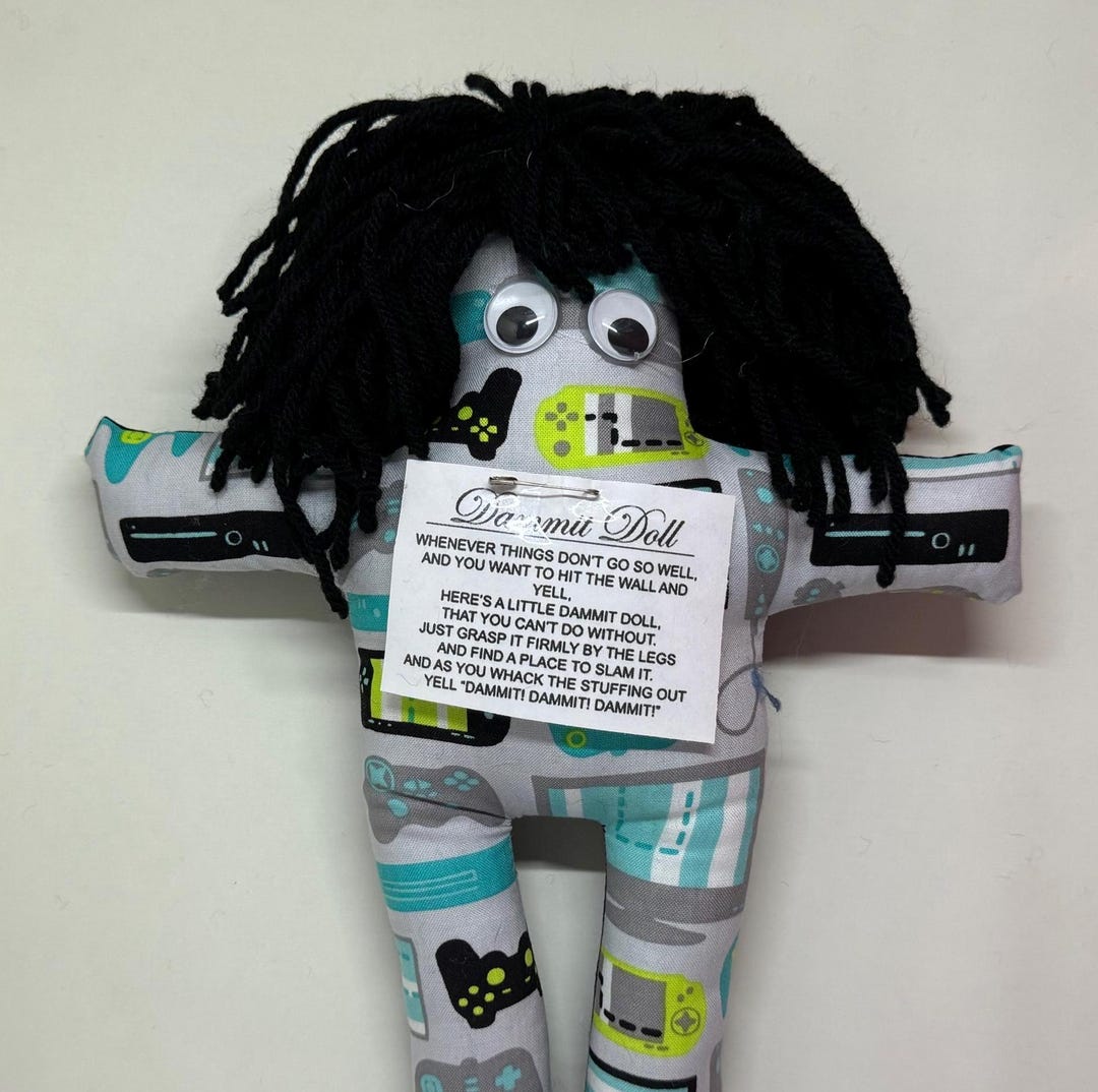 Dammit Doll - Video Games - Etsy
