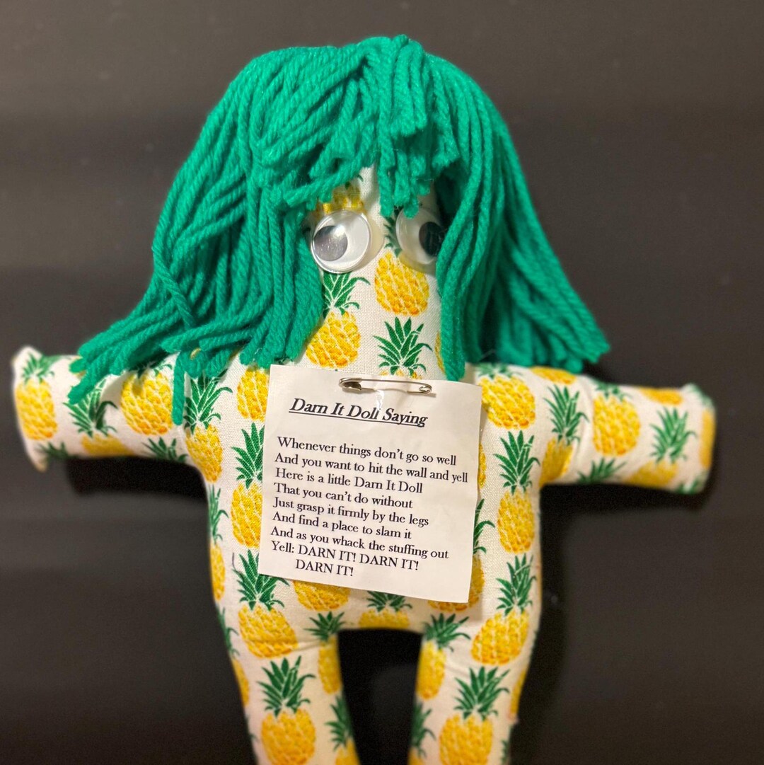 Darn It Doll - Pineapple - Etsy