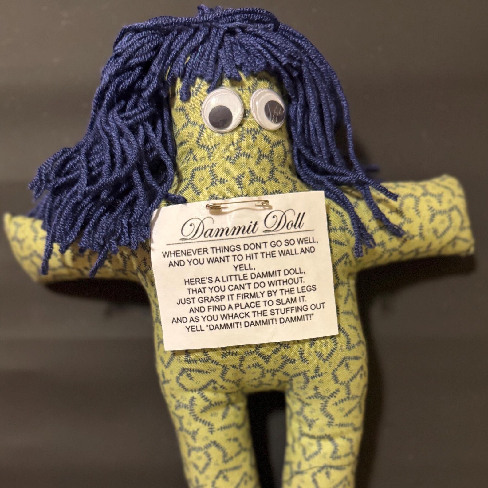 Dammit Doll - Blue Ivy - Etsy