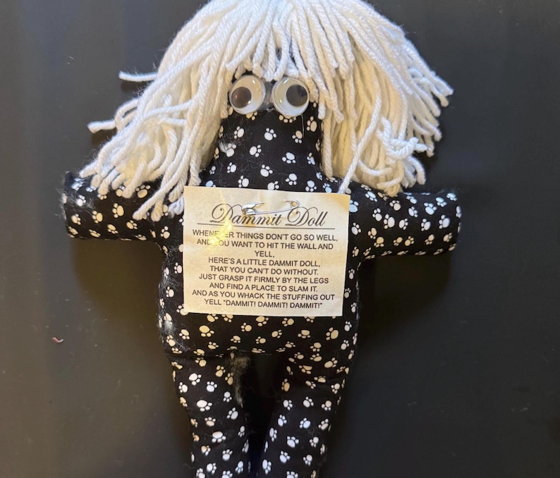 Dammit Doll Paw Print - Etsy