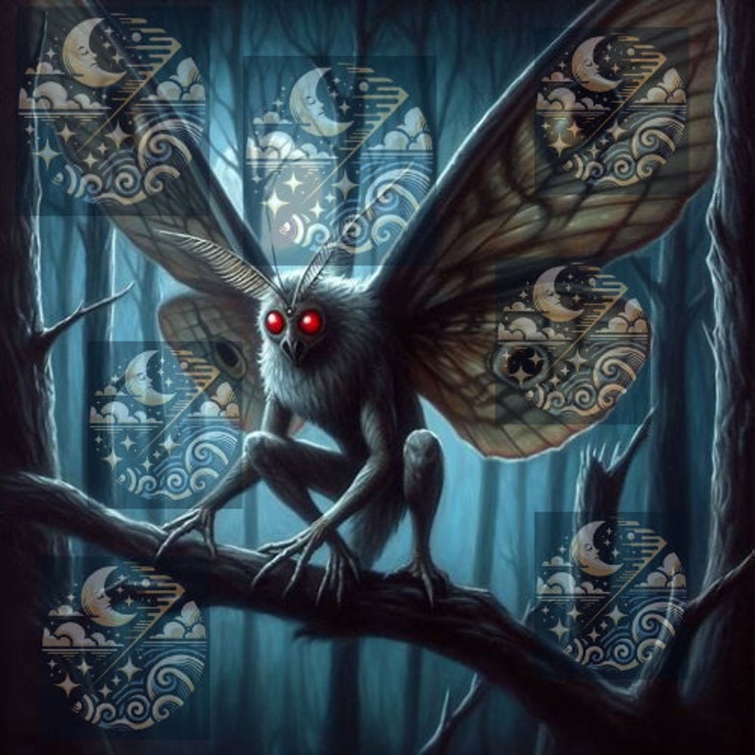 Mothman Wallpaper 1 - Etsy