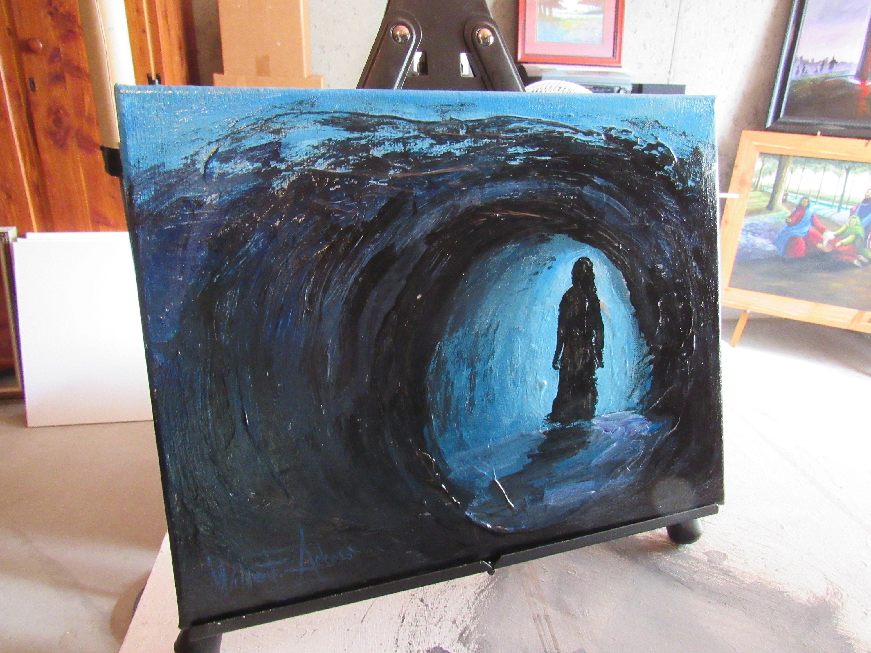 ABSTRACT - " HOLY Shadow at Golgotha " - Etsy