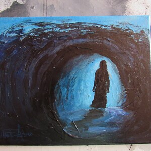 ABSTRACT - " HOLY Shadow at Golgotha " - Etsy