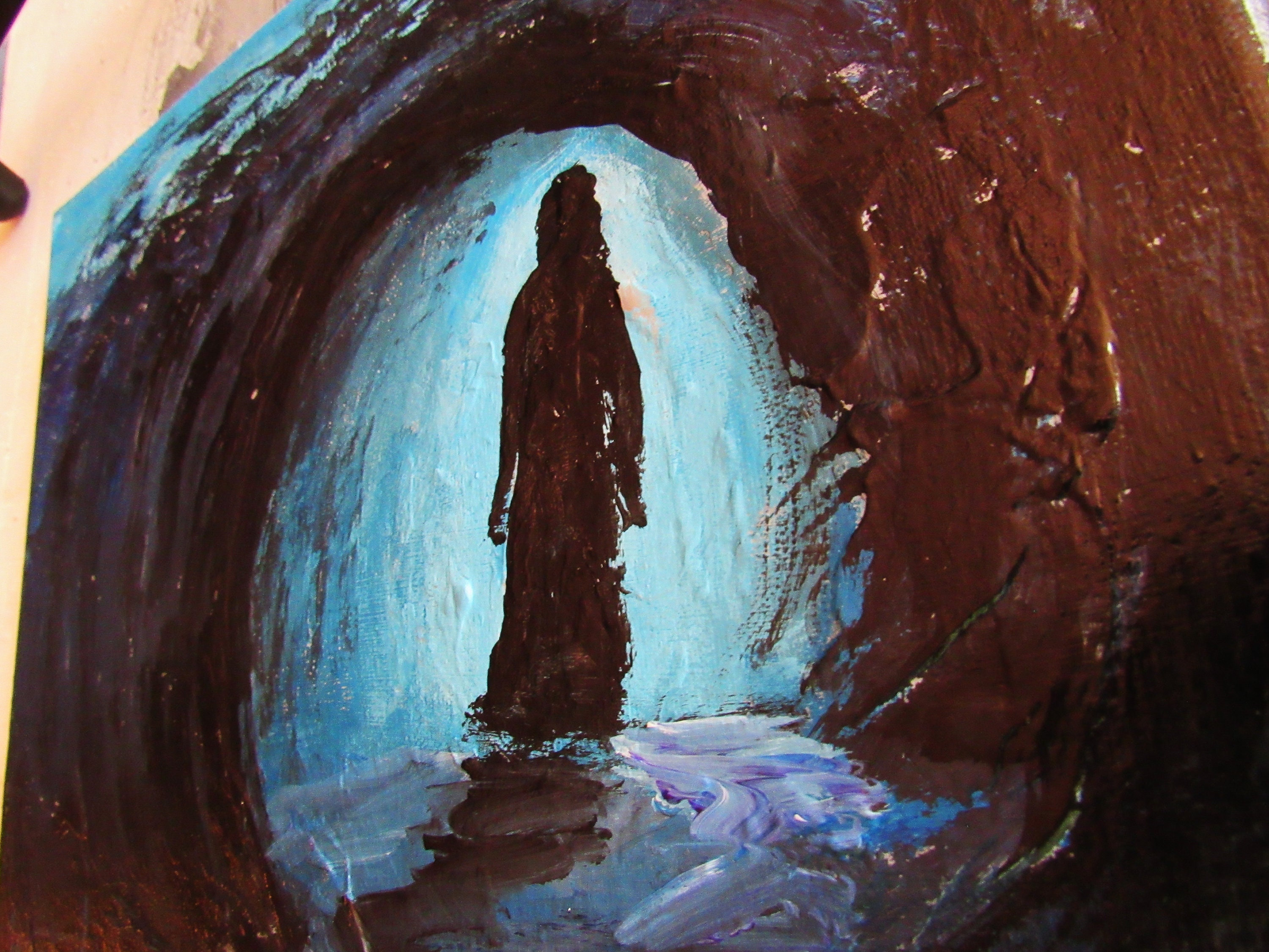 ABSTRACT - " HOLY Shadow at Golgotha " - Etsy